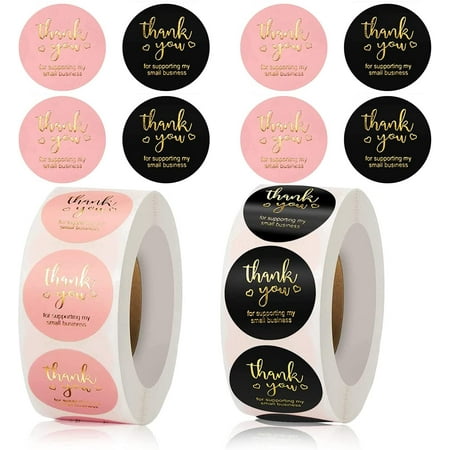 1000 Pieces Thank You Sticker,Thank You Label Stickers,Roll Thank You ...