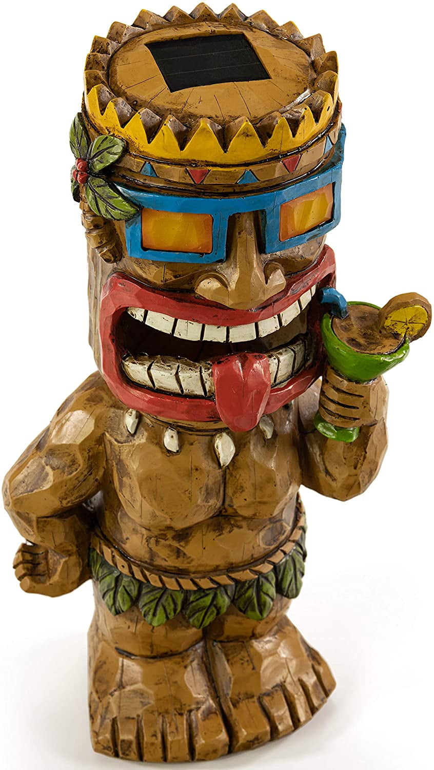 Dawhud Direct | Vp Home Party Time Tiki Solar Powered Led Outdoor Decor ...