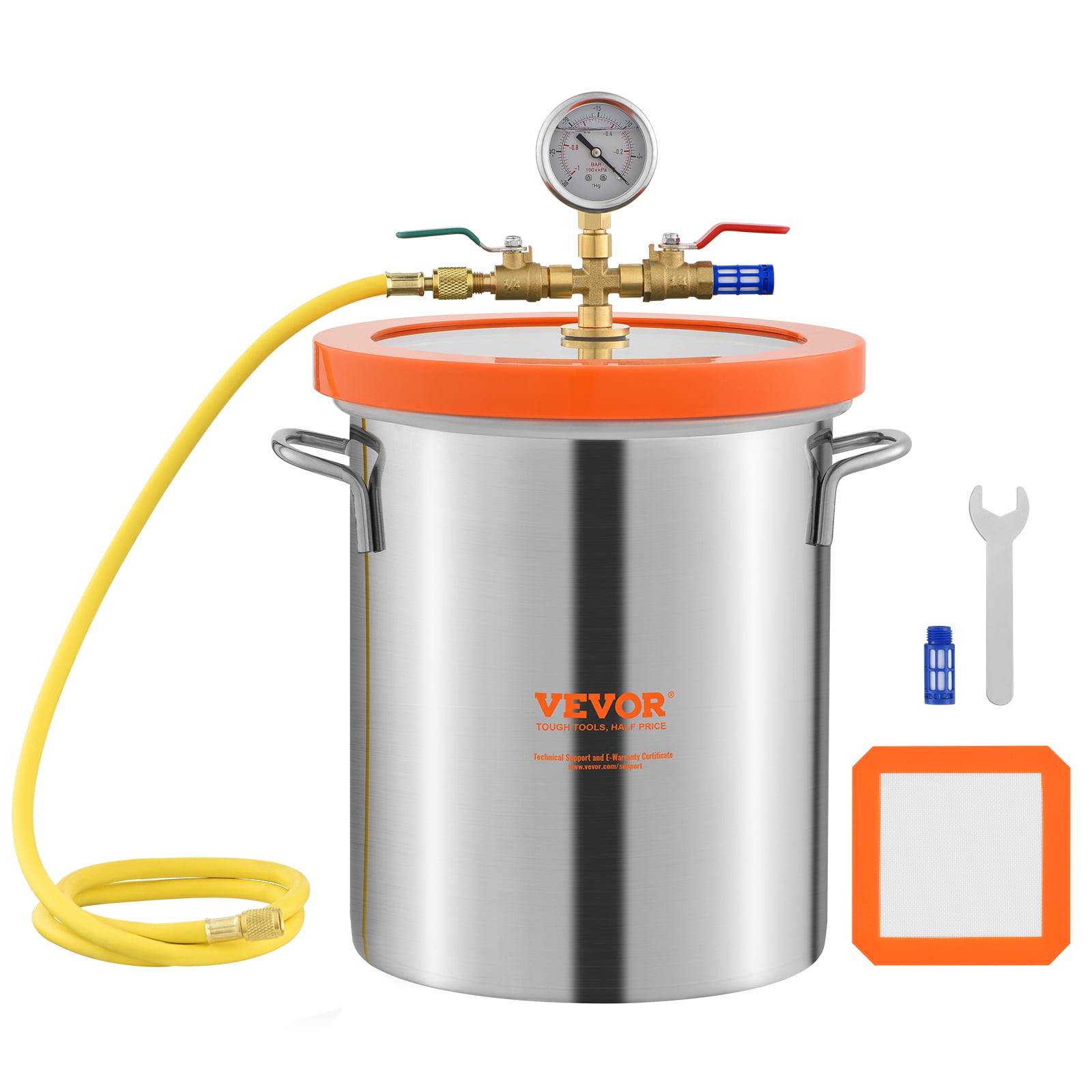 Click here for Vevor 3 Gallon Vacuum Chamber  Upgraded Tempered G... prices