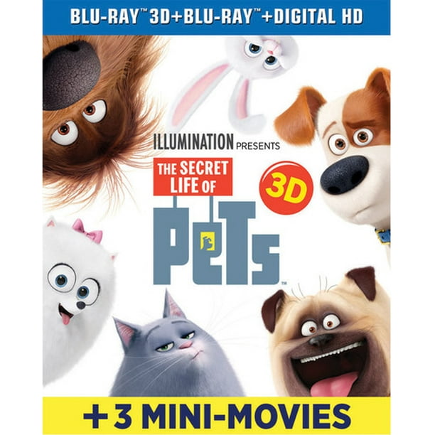 The Secret Life of Pets (Blu-ray 3D+ Blu-ray HD) - Walmart.com