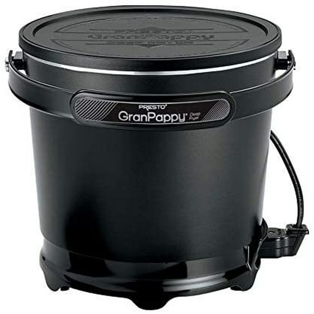 Gran Pappy Deep Fryer 1500 W Non-Stick Inside & Out Gray - Walmart.com
