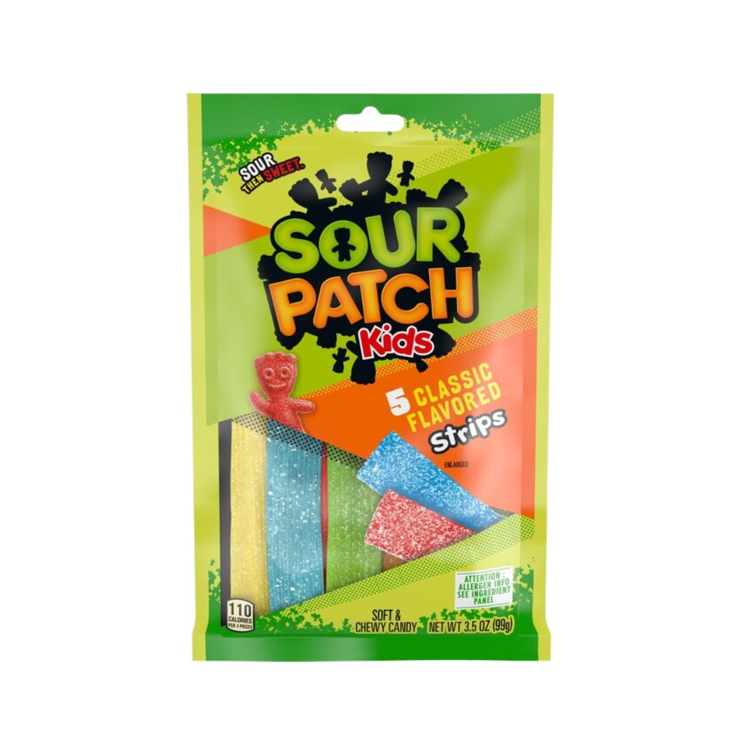Click here for Hard Sugar Sour Patch Kids Strips 99g prices