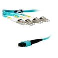 Plenum Fiber Optic Cable, 40 Gigabit Ethernet QSFP 40GBase-SR4 to MTP ...