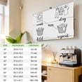 Black White Elastic Indoor TV Cover 43" Dust Protector, Stretch Fabric ...