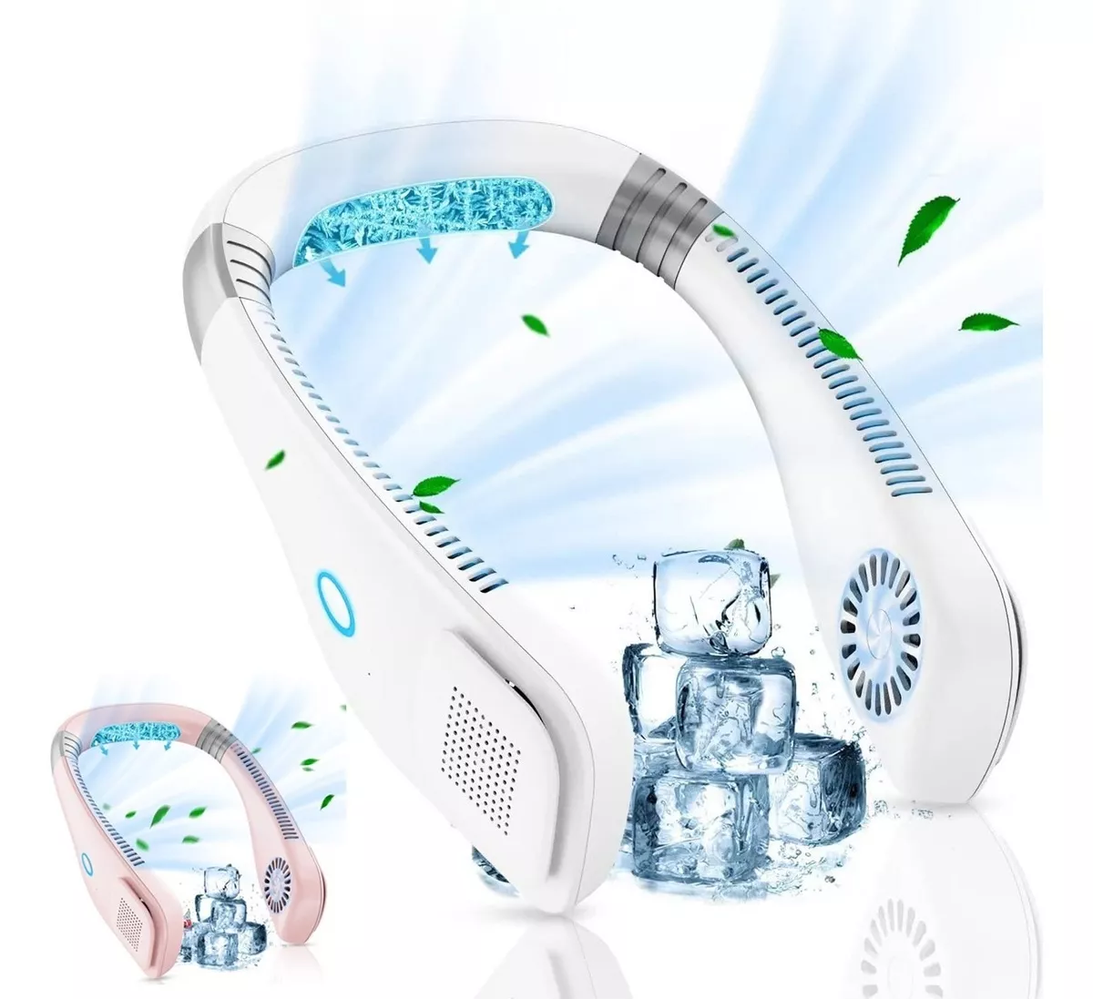 Ventilador De Cuello Para Colgar Portátil 2000mah 3modos Usb Sincero ...