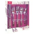 EuroHome 21-Piece Heavyweight Stainless Steel Cutlery Set with Storage ...