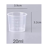 Nvzi 50 PCS 20ml Plastic Mixing Cup Measuring Cups, Measuring Jugs ...