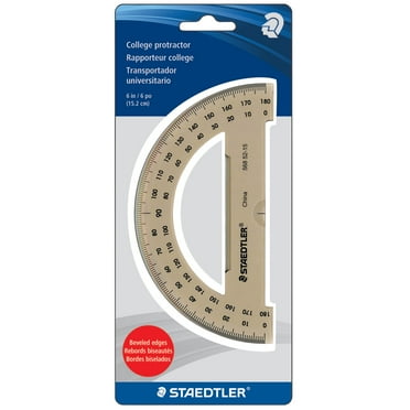 Helix Acrylic Protractor, Semi-Circle - Walmart.com