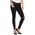 Black Daisy - Juniors' Billie 30" Inseam Ripped Knee Skinny Jeans ...