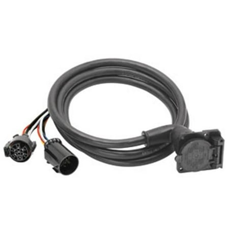 90 Degree Fifth Wheel Adapter Harness, 7-Way Flat Pin Connector ...