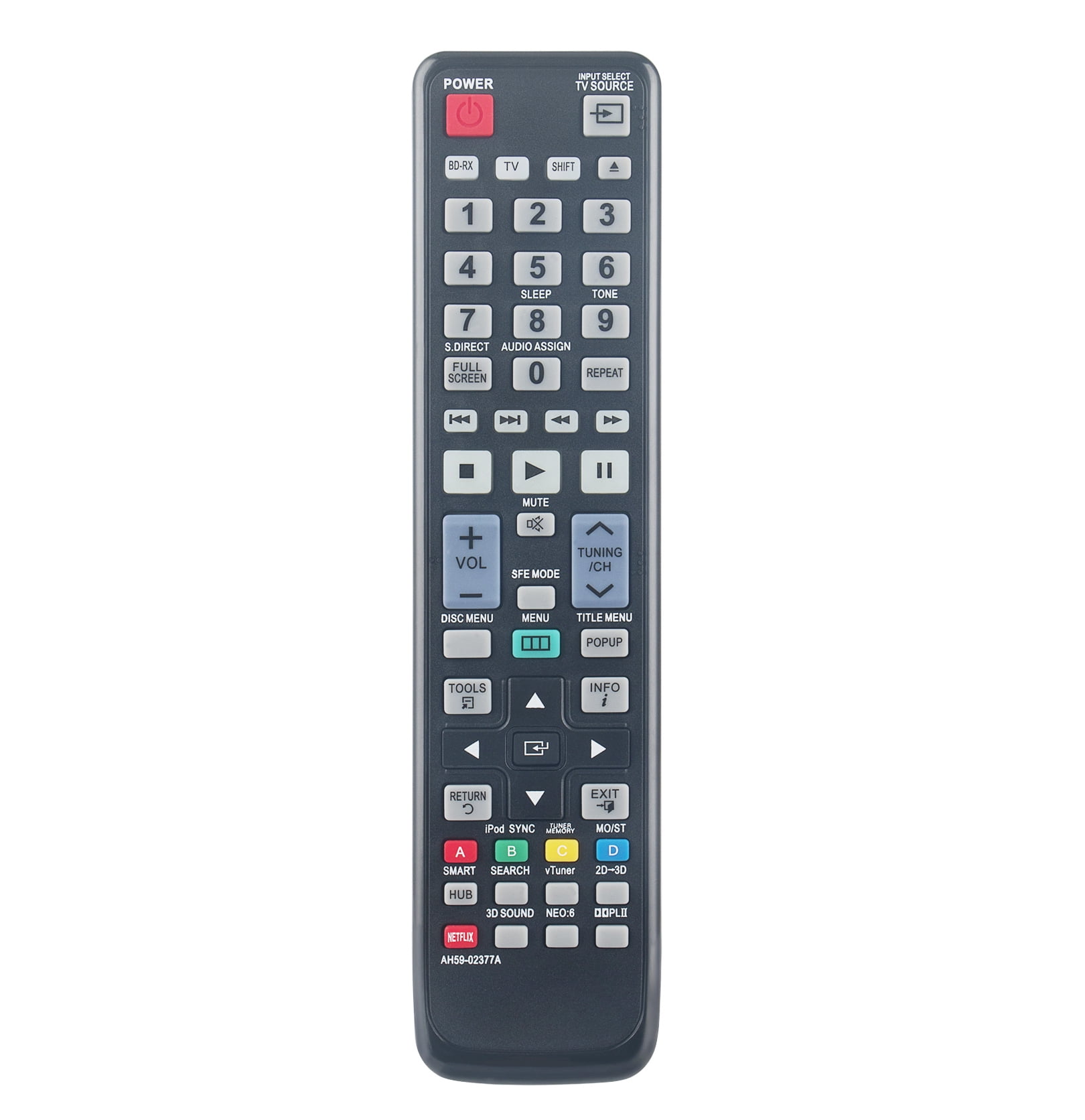 AH59-02377A Replacement Remote Control Compatible with Samsung Blu-ray ...