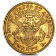 $20 Gold Double Eagle Liberty Head Type II - Extra Fine XF (Random Year, 1866-1876) - Walmart.com
