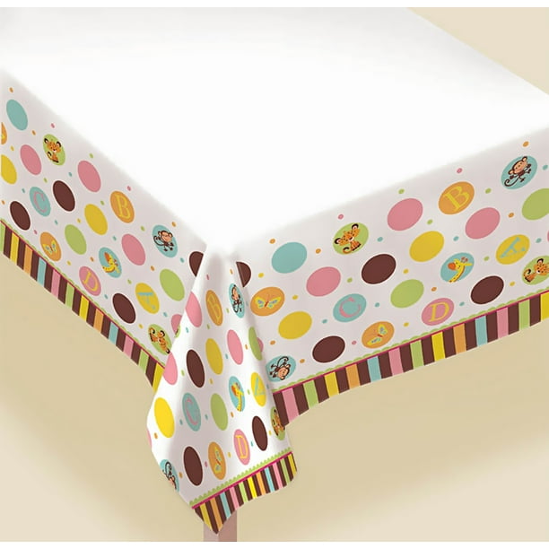 Fisher Price ABC Baby Shower Plastic Tablecover - Walmart.com