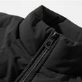 Ahabrexf Winter Jackets for Men,Warm Solid Color Sleeveless Stand up ...