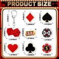 48 Pcs Casino Party Gifts Keychains Bulk Casino Night Souvenirs Dice ...