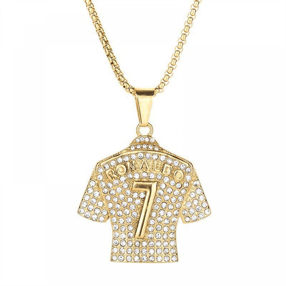 Click here for Bs Store Ronaldo No.7 Jersey Necklace  Mens Jersey... prices