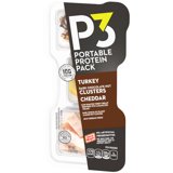 P3 Chocolate Nut Clusters, Turkey & Cheddar Cheese Protein Snack Pack ...
