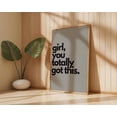 Affixzi Motivational Quote Art Print, Modern Minimalist Poster, Wall ...