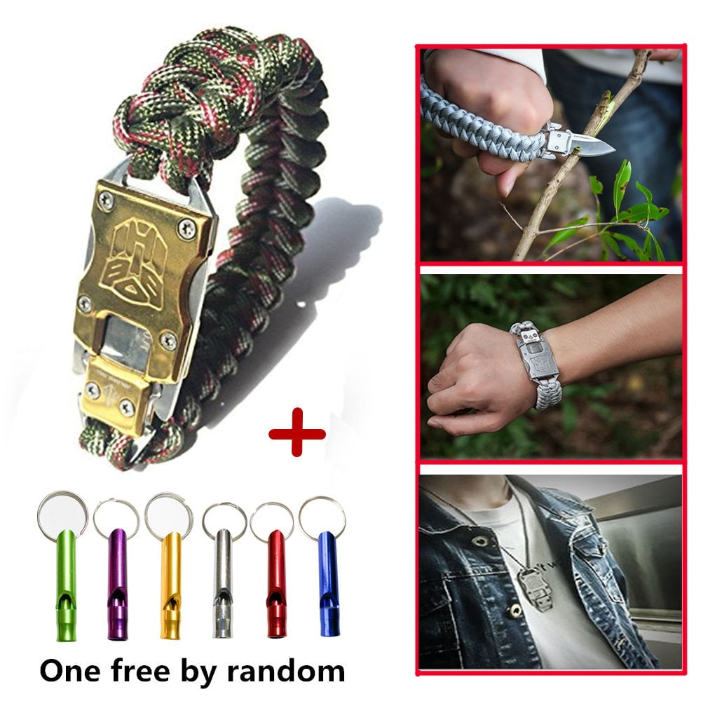 Click here for Jhijhoo Bracelet De Survie En Plein Air Avec Coute... prices