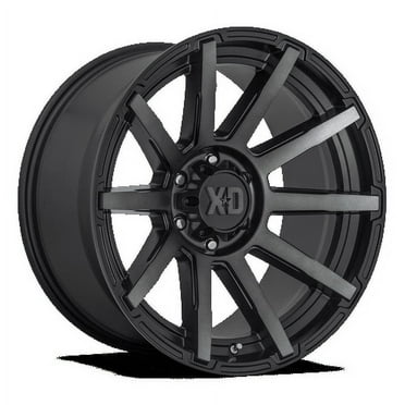 XD Aluminum Rim XD856 OMEGA 20X10in Satin Black Machined Lip with Red ...