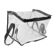 CUTICATE Clear Book Storage Bag Documents Organizer Portable Large ...