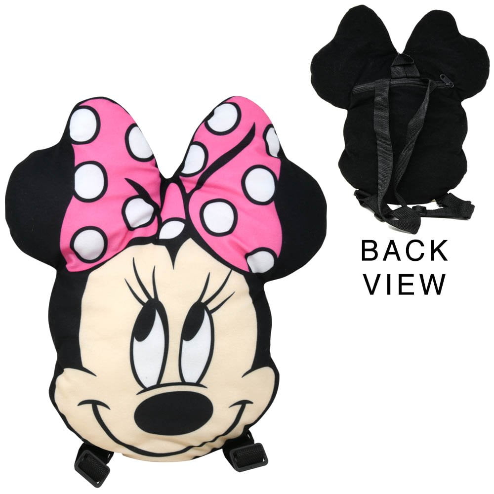 Minnie Mouse Pink 15" Shaped Flat Pillow Backpack with Hangtag SC/P ...