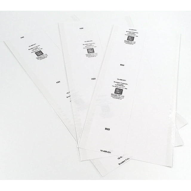 5 (five) sheets Brodart Fold-On Lo-Luster Book Jacket Covers - Popular ...