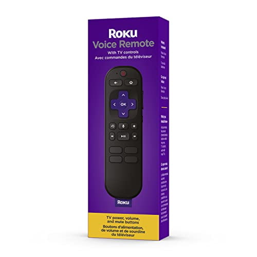 Roku Voice Remote (Official) for Roku Players, Roku Audio and Roku TV ...