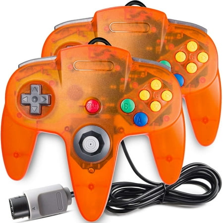 2 Pack N64 Controller, ATTOE Classic Wired N64 64-bit Gamepad Joystick ...