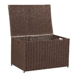 Household Essentials Large Woven Sturge Chest | Paper Rope | Coffee ...