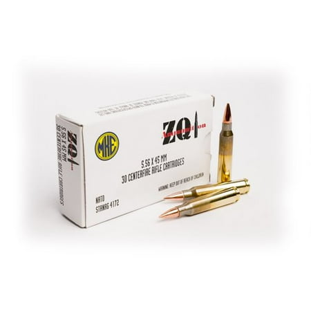 ZQI Ammunition 5.56x45mm SS109 Cartridge, NATO, 30-Round Box – BrickSeek