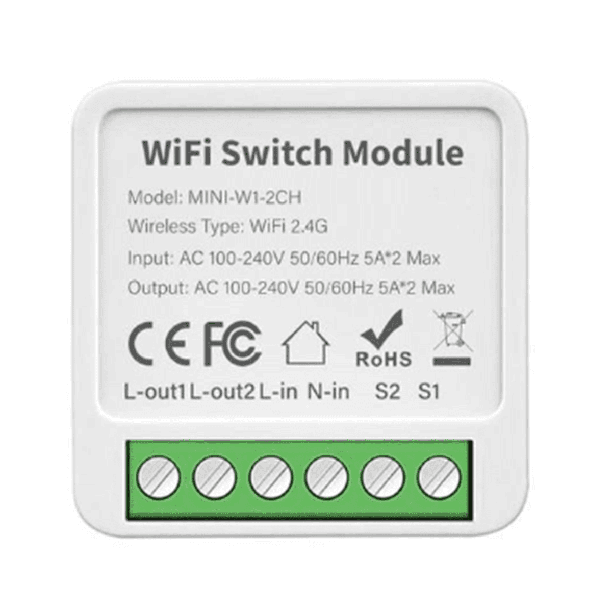 Tuya Smart Wifi Switch Module 16A 220V APP Control Remoto Jog Autobloqueo Relé Control de Voz ...