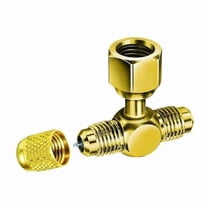 Jb Industries 1/4" Access Valve Tee w/ Flare Nut,PK3 A31851-G - Walmart.com