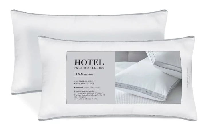 Hotel Premier Collection by Bed Pillows, 2 Pack - King - Walmart.com