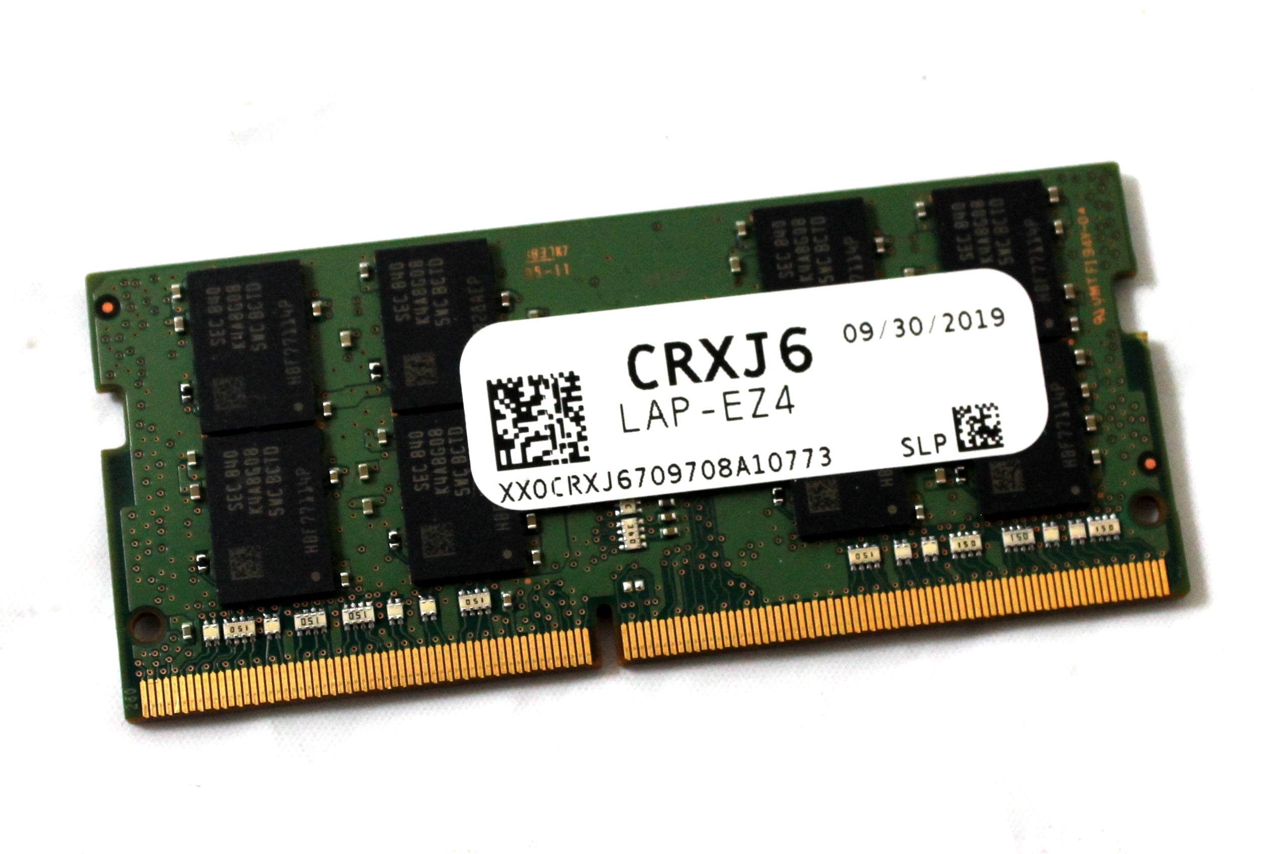 CRXJ6 Dell OEM 16GB 2Rx8 PC4-2666V 2666MHz Laptop Memory Module ...