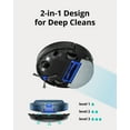 Eufy G40 Hybrid+ Robotic Vacuum, 2-in-1 Mop, Self-Emptying, 2500Pa, Triple-Filtration ...