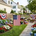 Garden Flag Stand with 1776-2026 Betsy Ross Flag Garden Flags 12 x 18 ...