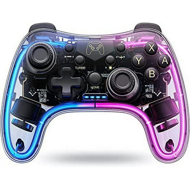 AMERTEER Wireless Switch Pro gaming Controller Colorful flow Multi ...