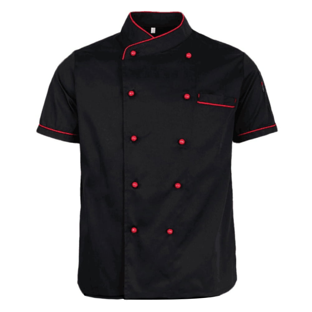 Fusipu Double Breasted Short Sleeve Chef Costume Restaurant Hotel ...