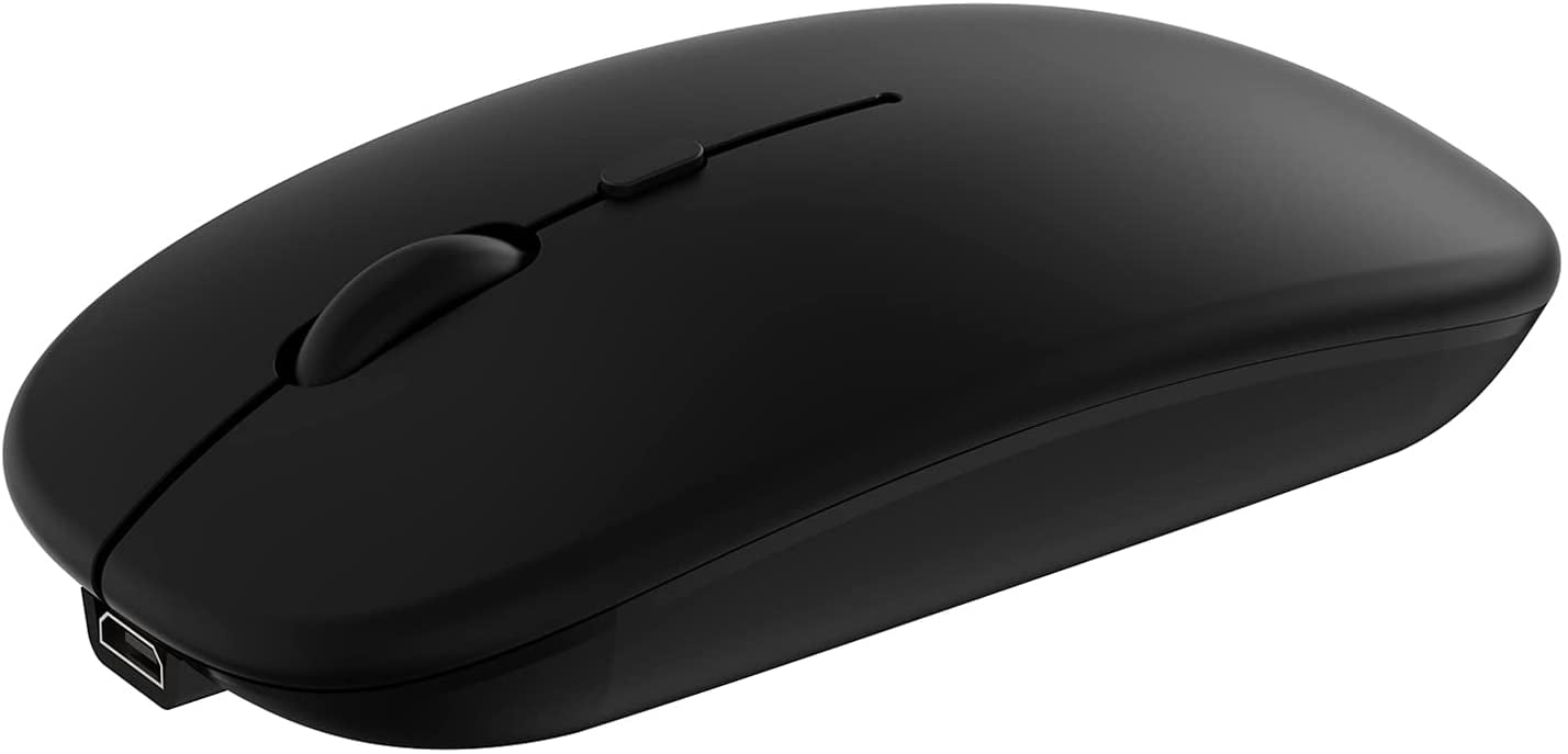 Wireless Bluetooth Mouse Dual-Mode Rechargeable Laptop Notebook PC Mac ...