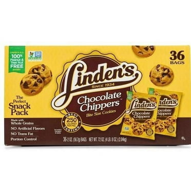 Linden's Butter Crunch Cookies Box - Packs of 18, Each contains 3 ...