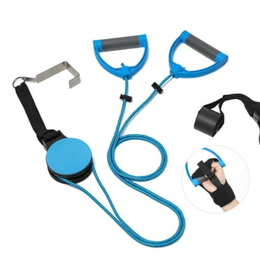 ATENTO Shoulder Rehab Pulley System with Foam Handles, Door Strap ...