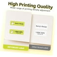 Highcool Thermal Labels 1/2 Inch Width Tape Refills Label Stickers Film ...