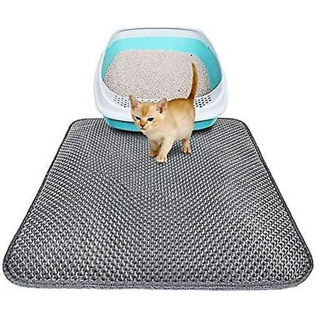Litter Box Mat For Litter Boxes, Cat Litter Mat Underlays, Honeycomb ...