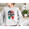 American Grown with Mexican Roots Sweatshirt,American-Mexican Roots ...