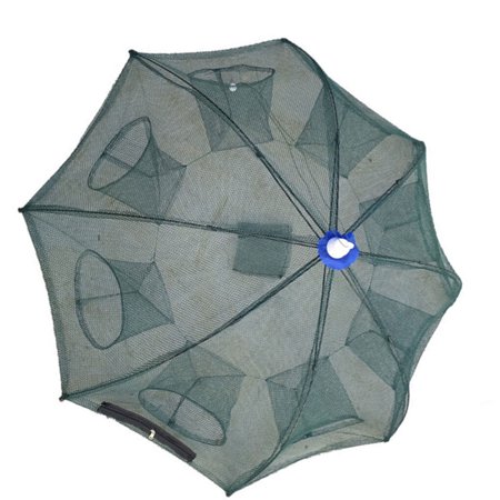 Decodeary 4/6/8/12 Strengthened 4-12 Holes Automatic Fishing Net Shrimp ...