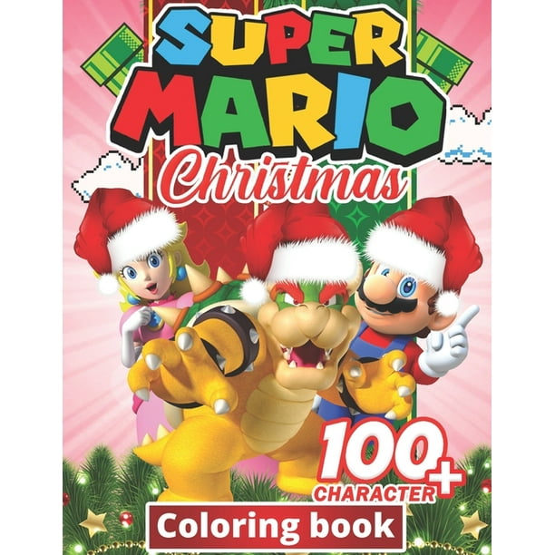 Christmas Mario Coloring Pages