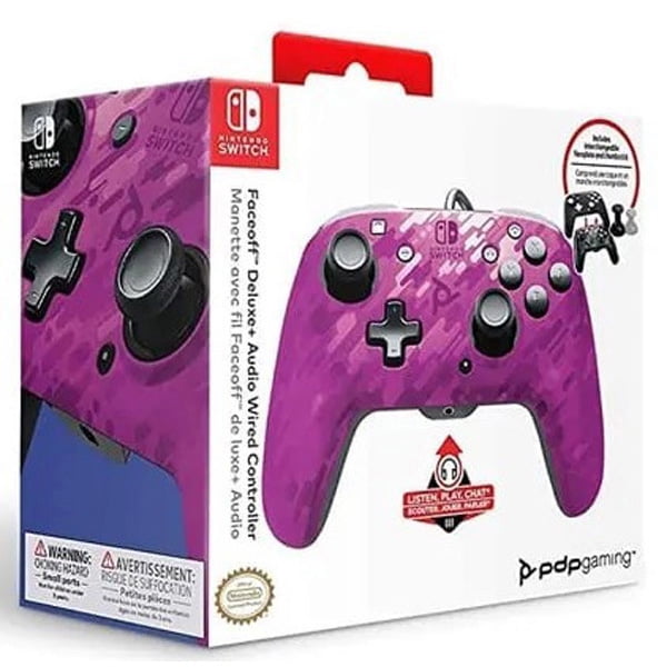 Click here for Pdp Faceoff Deluxe+ Audio Wired Controller: Purple... prices