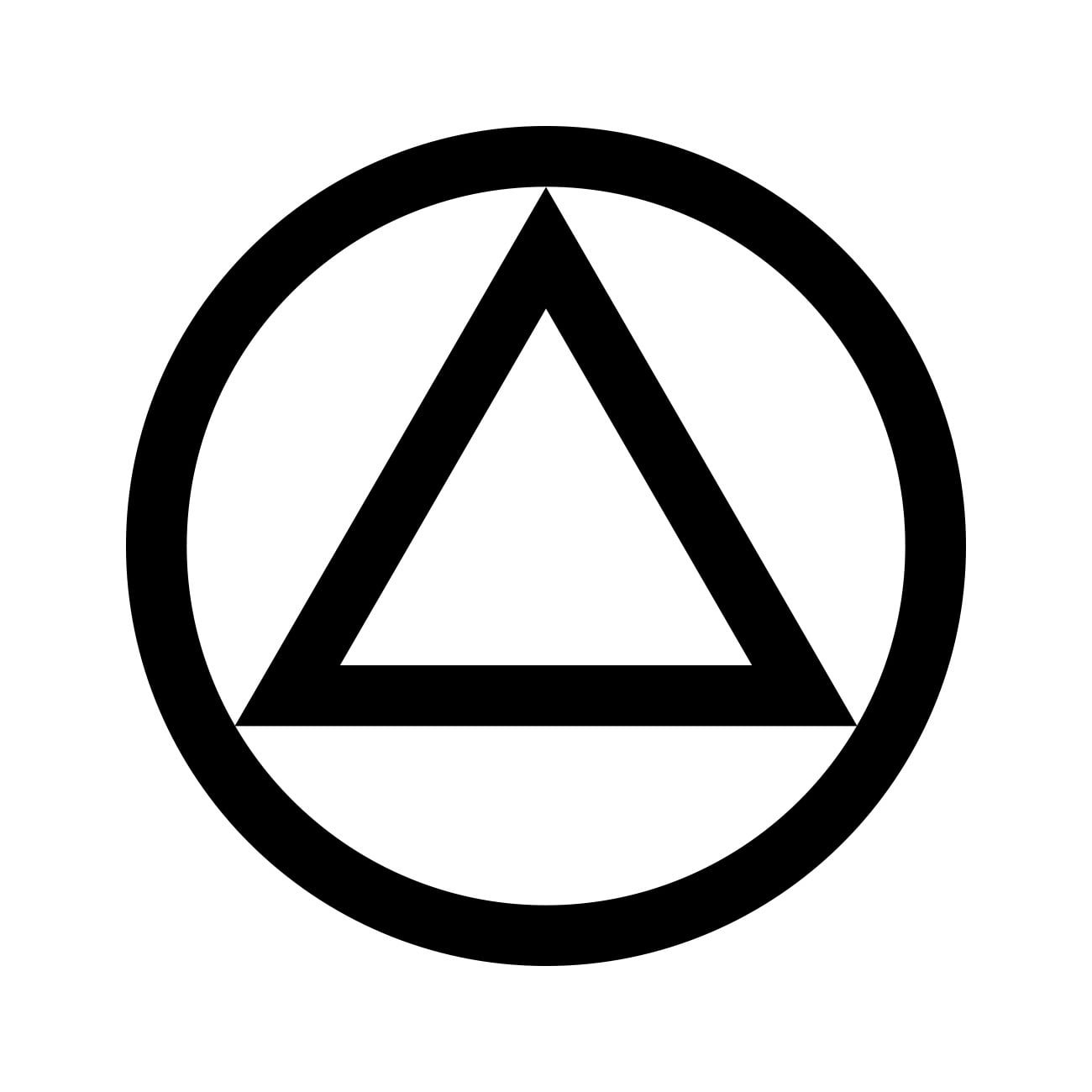 Customer reviews for AA Alcoholics Anonymous Symbol Sticker Decal Die ...