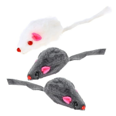 Wirlsweal Cute Faux Little Mouse Squeak Noise Sound Rat Playing Toy for ...